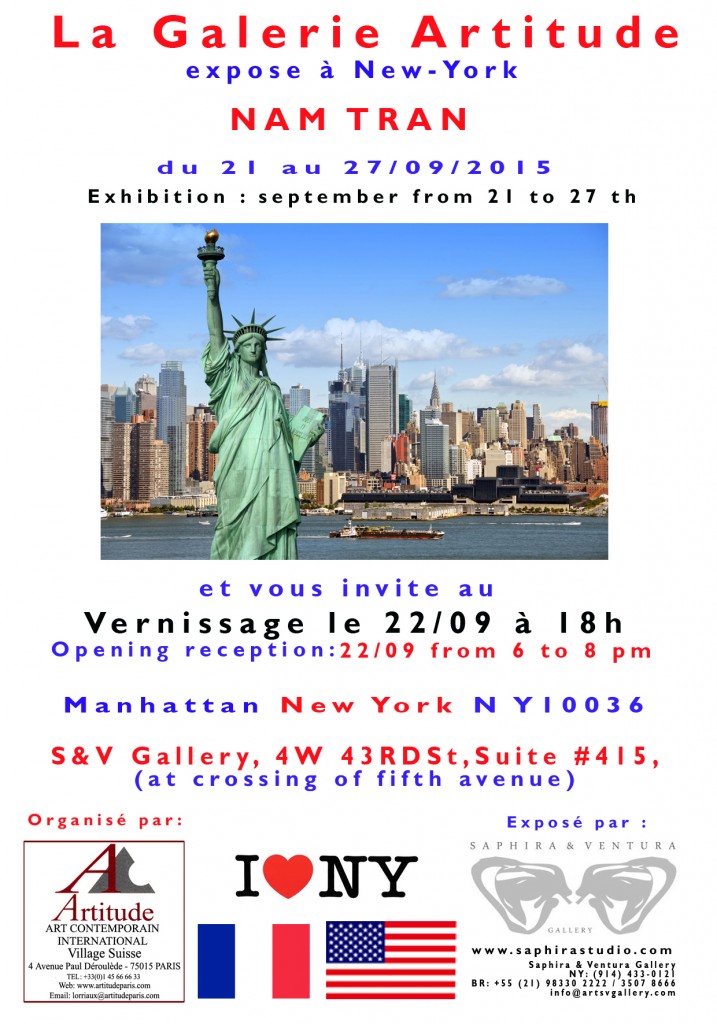 Nam Tran expose à New York!