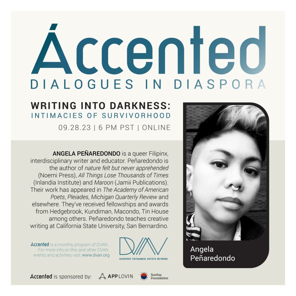 Áccented | Writing into Darkness : Intimacies of Survivorhood avec Beth ...